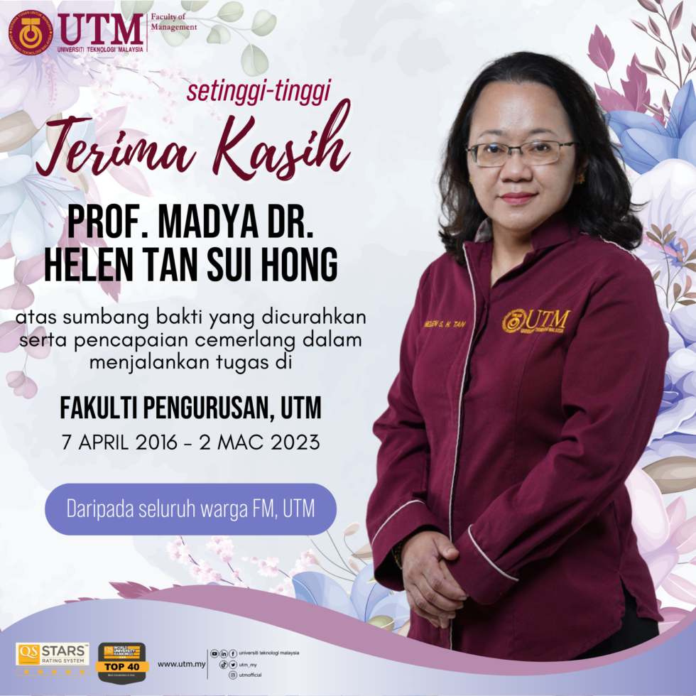 Farewell to Assoc. Prof. Dr. Helen Tan Sui Hong | Faculty of Management